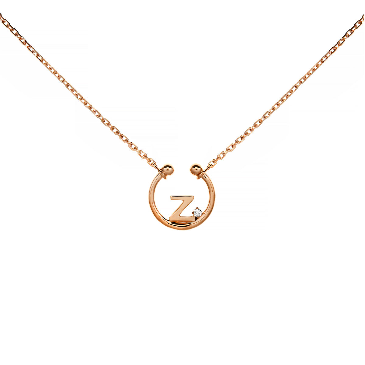 Z Alphabeth Diamond Necklace (P2406040006) – Lino & Sons Jewellery