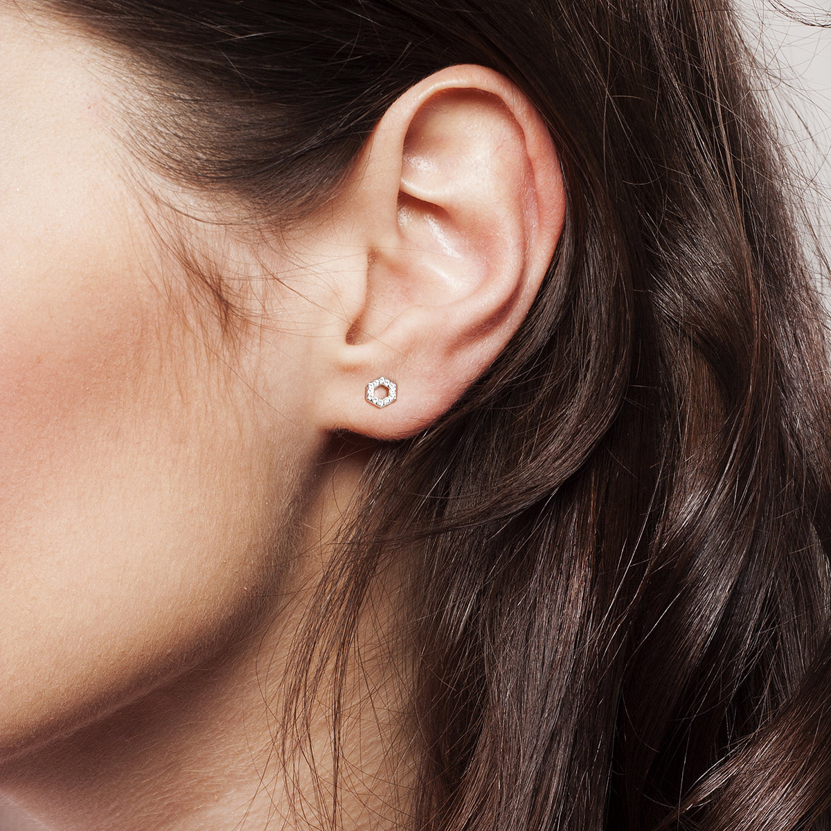 Hexania Stud Diamond Earrings (P2006120020) – Lino & Sons Jewellery